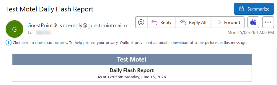 Daily Flash Report
